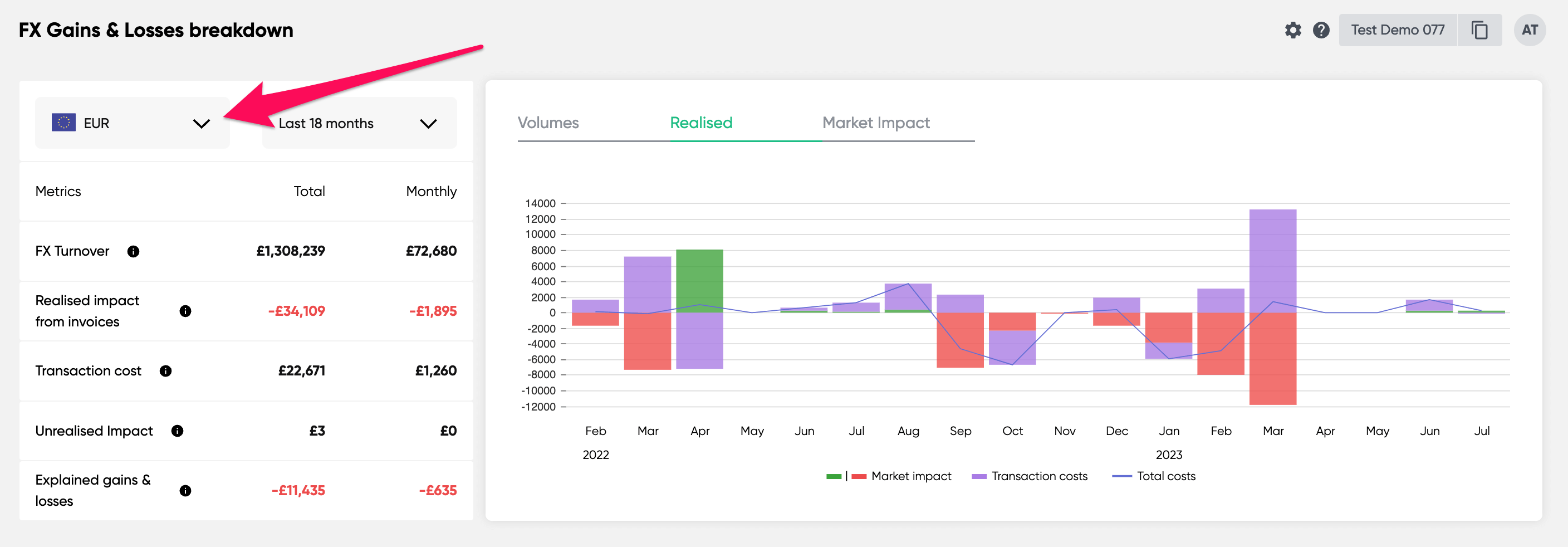 How to use FX Gains & Losses explainer report for Xero